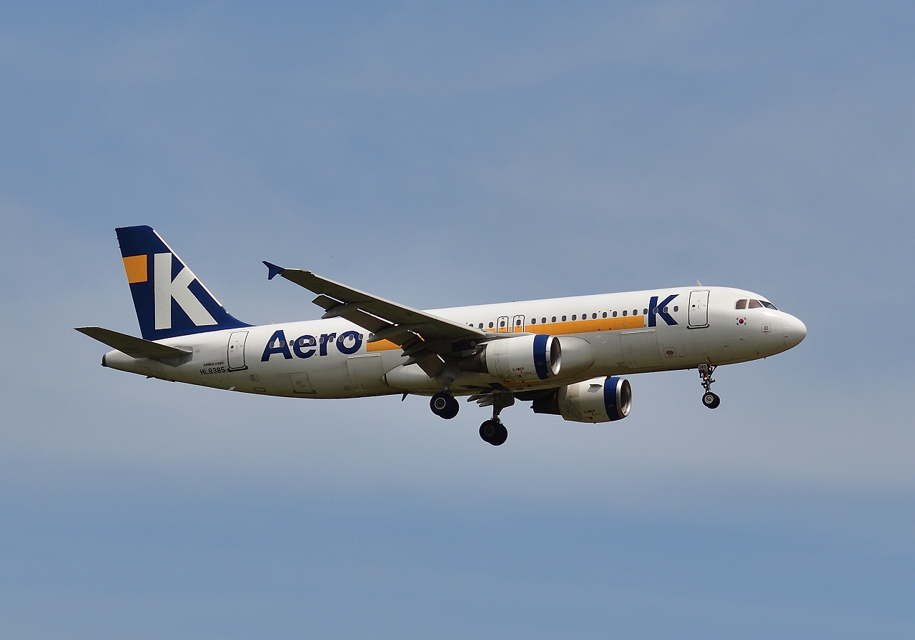 エアロK – Aero K [RF/EOK] Airbus A320 (HL8385) – 飛行機大好き！